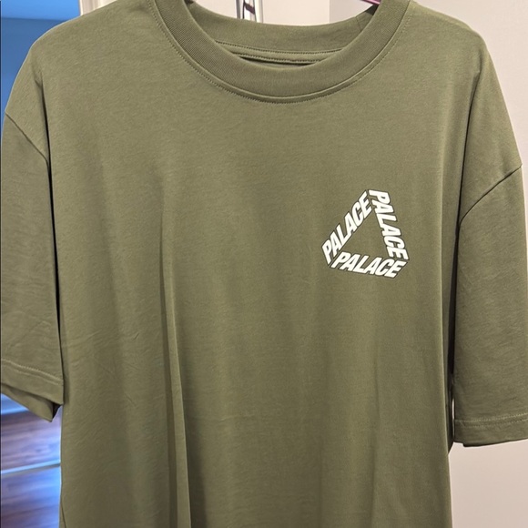 PALACE | Shirts | Palace Khaki Green Tee With Logo | Poshmark